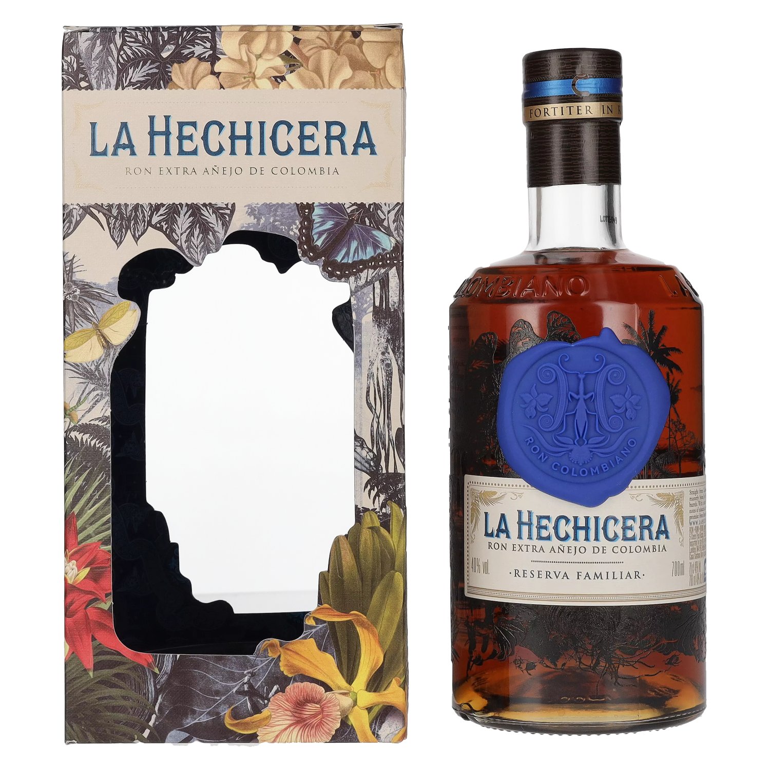La Hechicera Ron Extra Añejo de Colombia RESERVA FAMILIAR 40% Vol. 0,7l ...